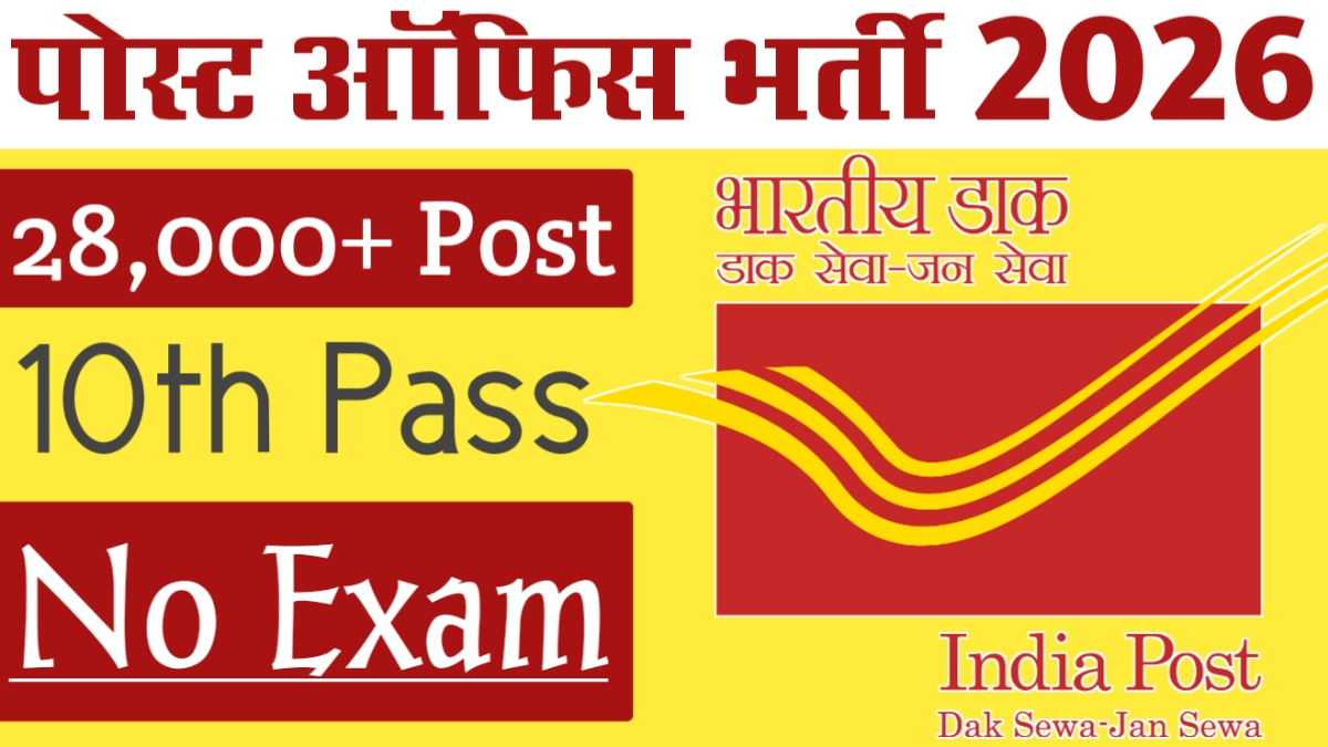 India Post Office GDs Recruitment 2026 For 28,000+ Posts